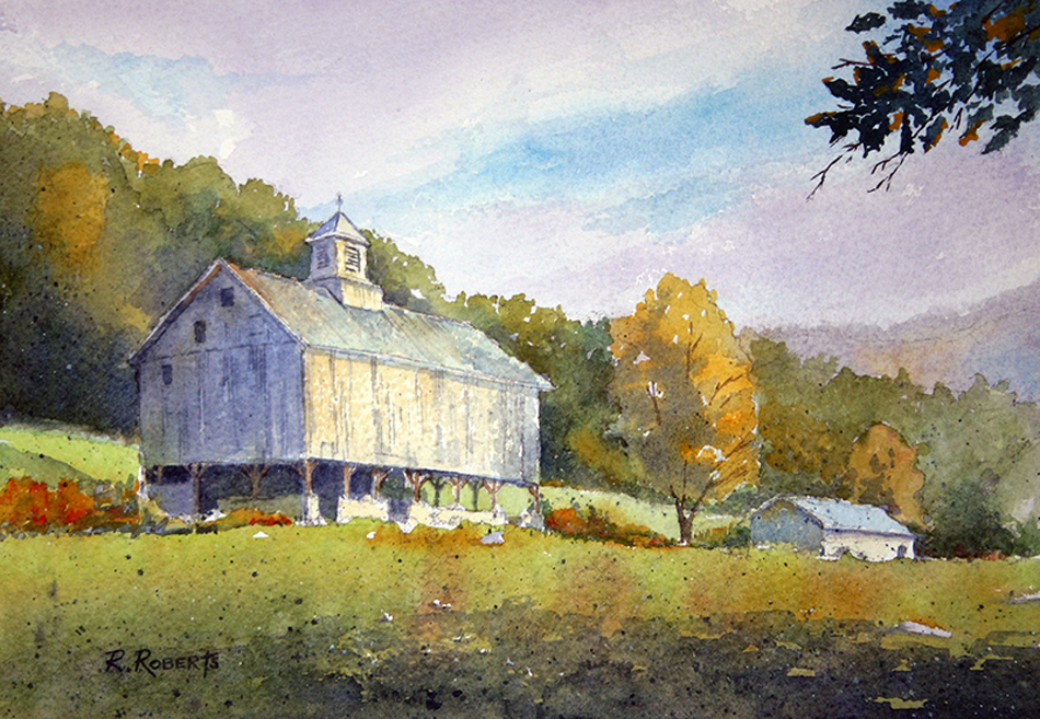 "Good Morning" Oil Painting by Ohio Artist Robin Roberts | Plein Air