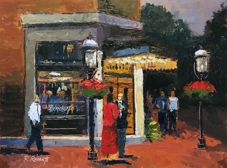 "Good Morning" Oil Painting by Ohio Artist Robin Roberts | Plein Air