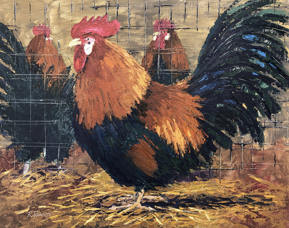 "Good Morning" Oil Painting by Ohio Artist Robin Roberts | Plein Air