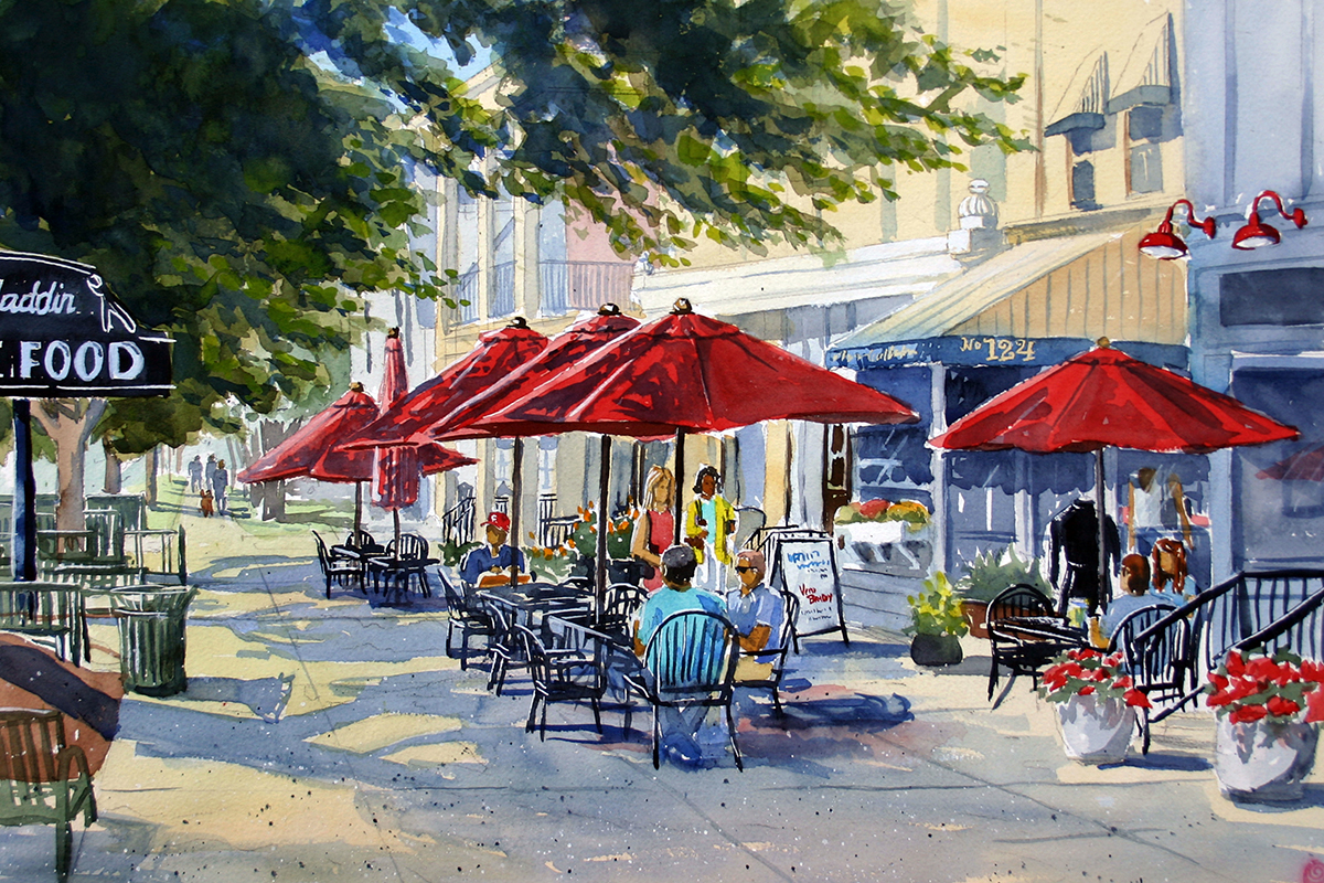 "Good Morning" Oil Painting by Ohio Artist Robin Roberts | Plein Air